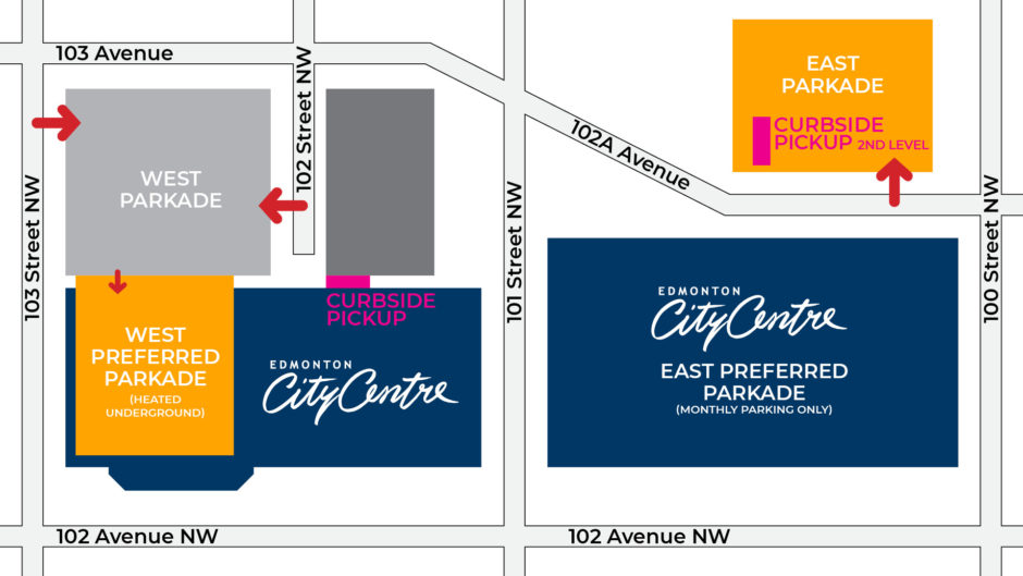 Hours and Location – Edmonton City Centre